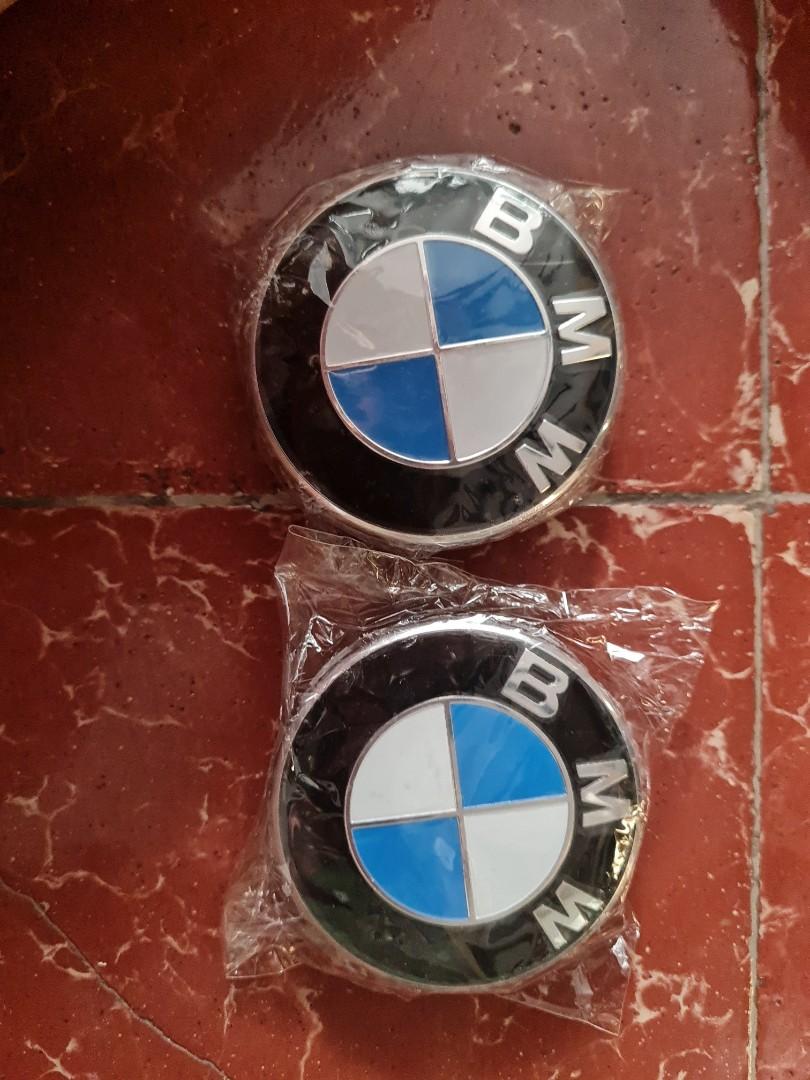 BMW emblem logo badge wheel rim center cap 68mm set of 4, Car ...