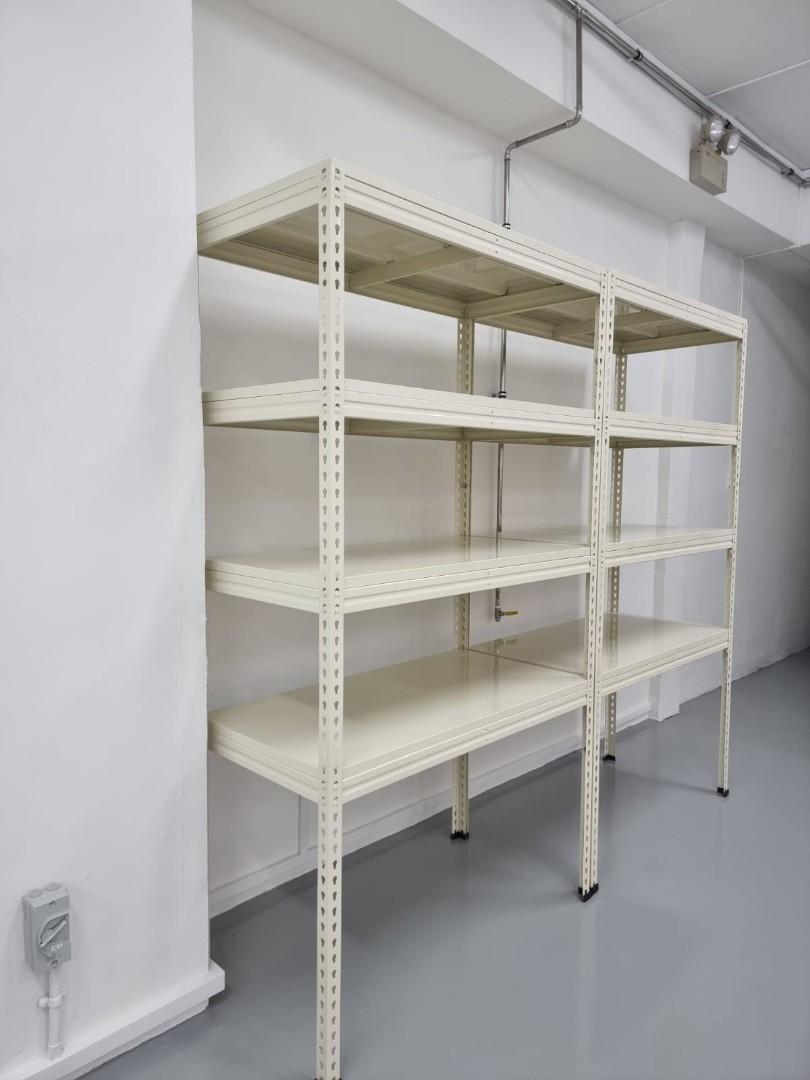 Boltless Shelving Storage Rack, L Shape Rack, BTO, Bomb Shelter Rack ...
