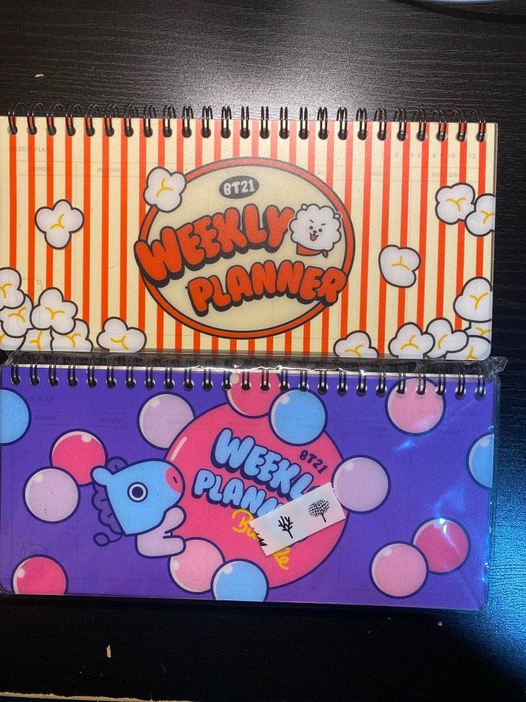 Official BT21 Weekly Planners from Korea, Hobbies & Toys, Memorabilia ...