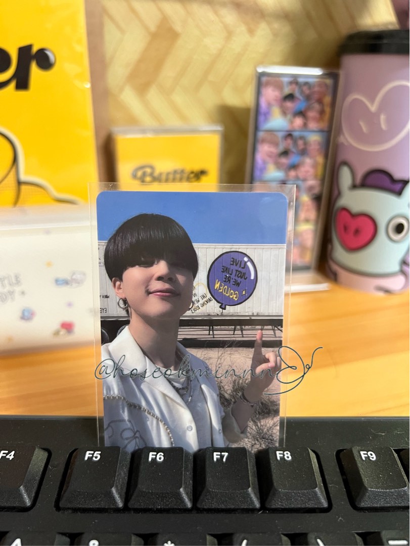 BTS Jimin Butter Lucky Draw Photo card from M2U Records, Hobbies & Toys ...