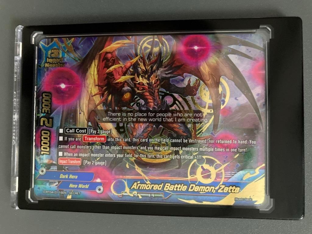 Buddyfight - Hero World - RARITY - Secret/D-BT04/0115EN, 116EN, 117EN & 118EN, Hobbies & Toys ...