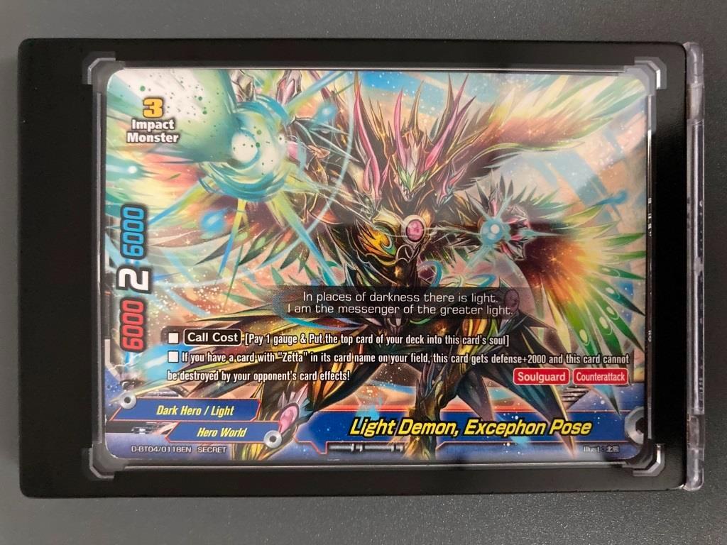 Buddyfight - Hero World - RARITY - Secret/D-BT04/0115EN, 116EN, 117EN & 118EN, Hobbies & Toys ...