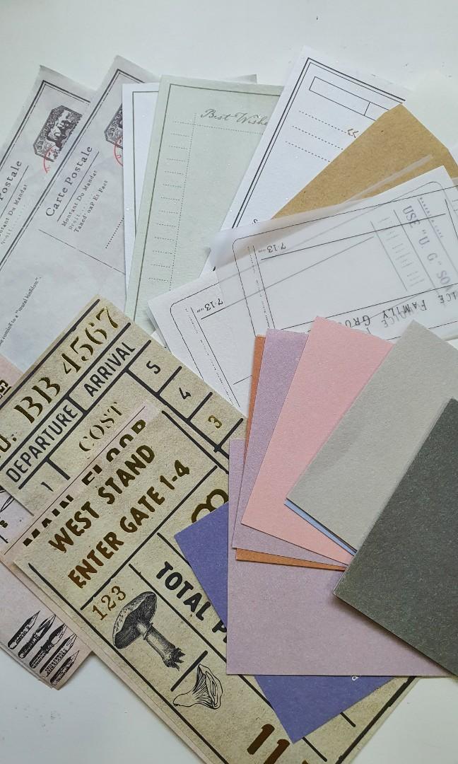 Bujo grabbag background paper vintage asethetic, Hobbies & Toys ...