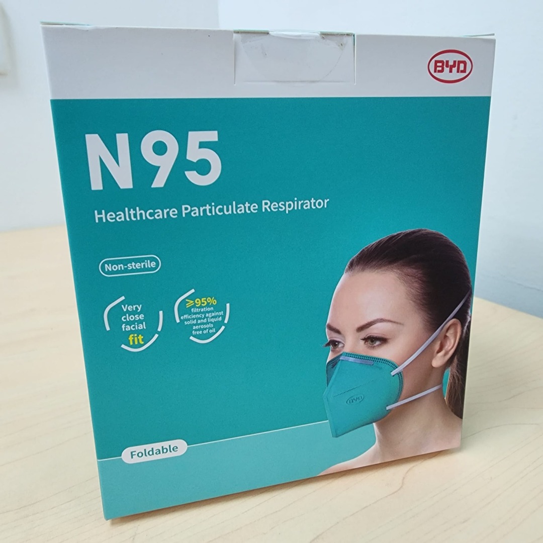 BYD n95 Mask, Health & Nutrition, Medical Supplies & Tools on Carousell