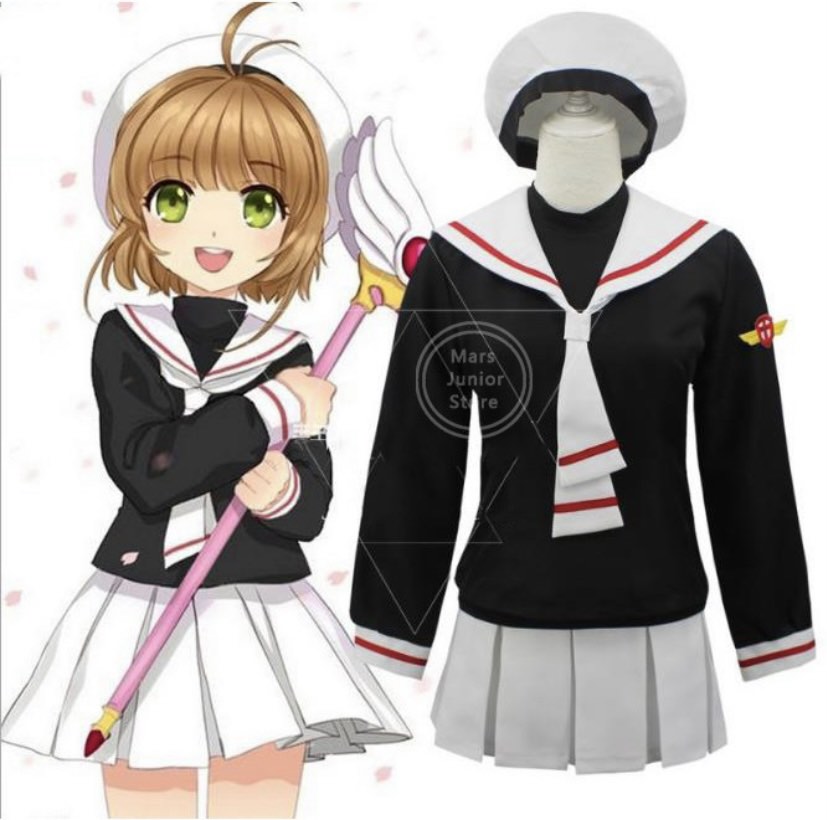 Cardcaptor Sakura JK Uniform, Women's Fashion, Dresses & Sets, Sets or ...