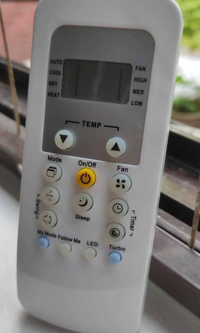 Carrier aircon remote control, TV & Home Appliances, Air Conditioners ...