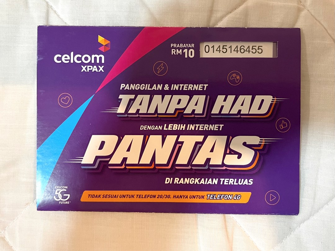 Celcom Xpax prepaid number, Mobile Phones & Gadgets, Mobile & Gadget ...