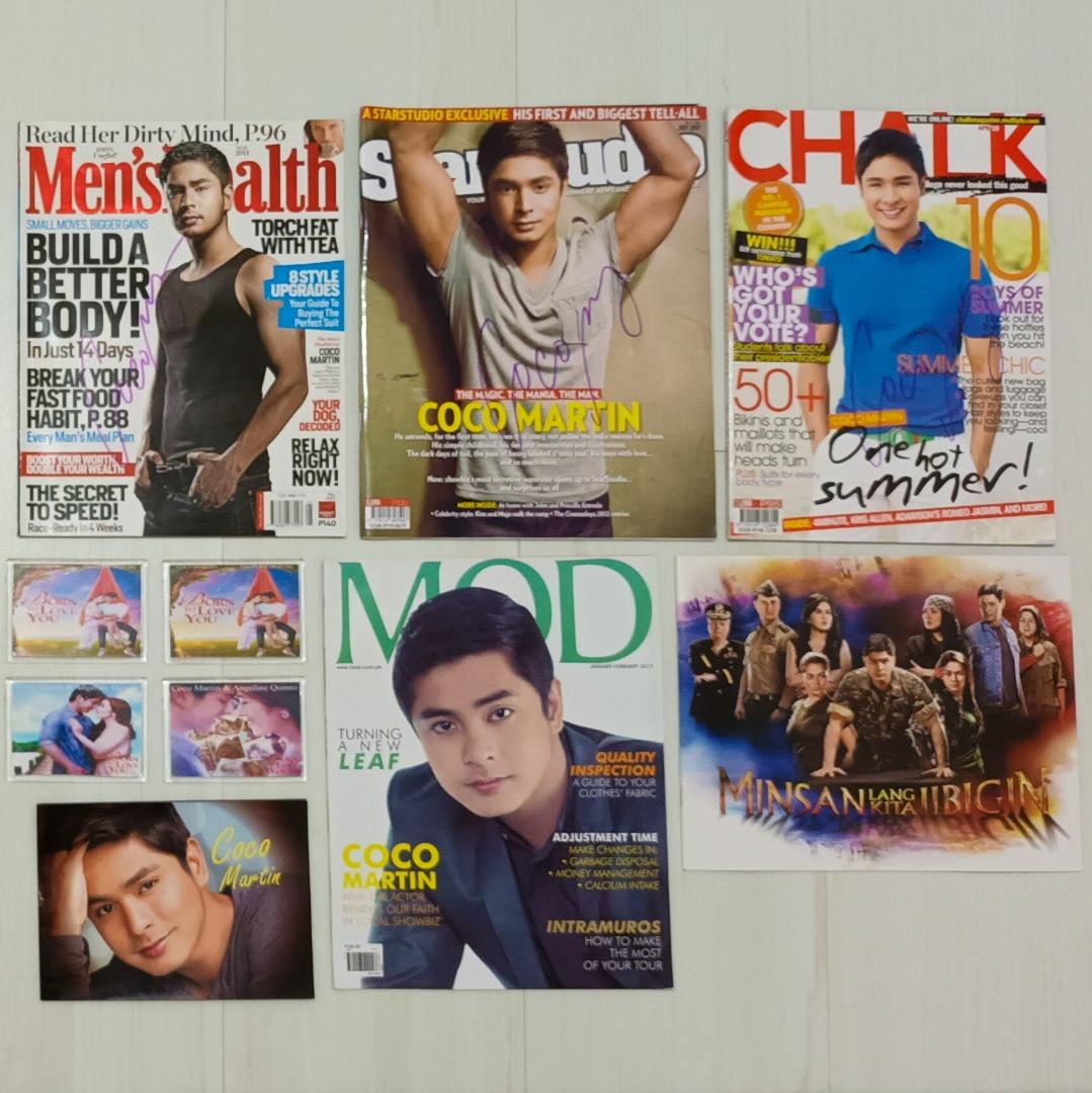 COCO MARTIN MAGAZINES WITH AUTOGRAPH PLUS FREEBIES, Hobbies & Toys ...