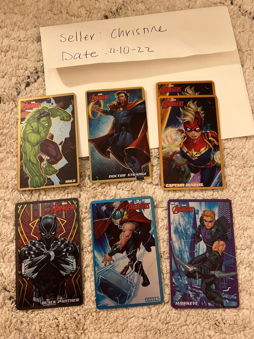 CPCM Foil Marvel Cards, Hobbies & Toys, Toys & Games on Carousell