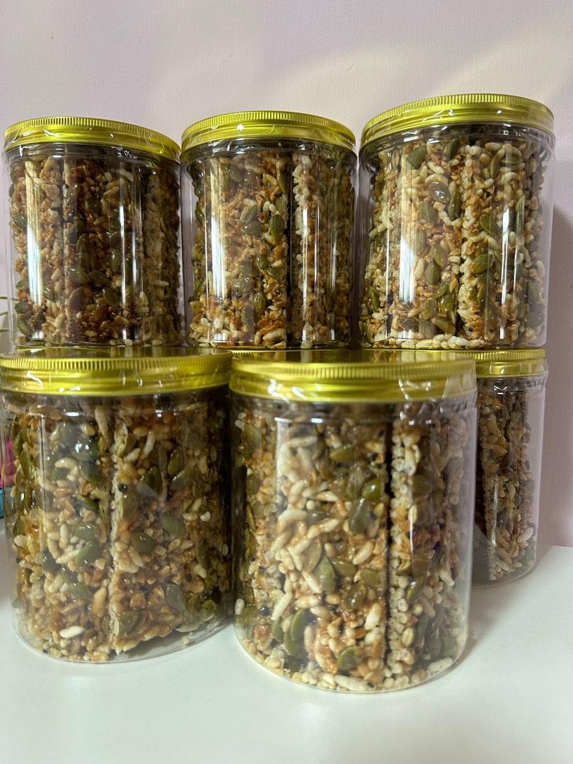 Crispy mix nuts rice cracker (Ready Stock), Food & Drinks, Homemade ...