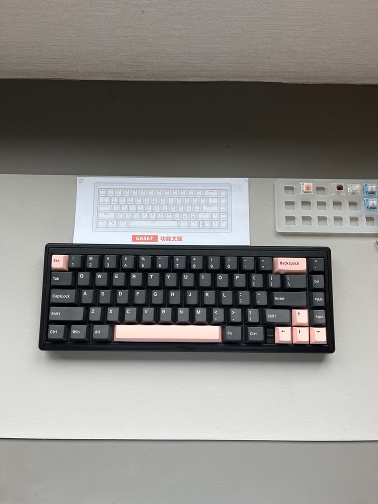 Custom Gas 67 keyboard, Computers & Tech, Parts & Accessories, Computer ...