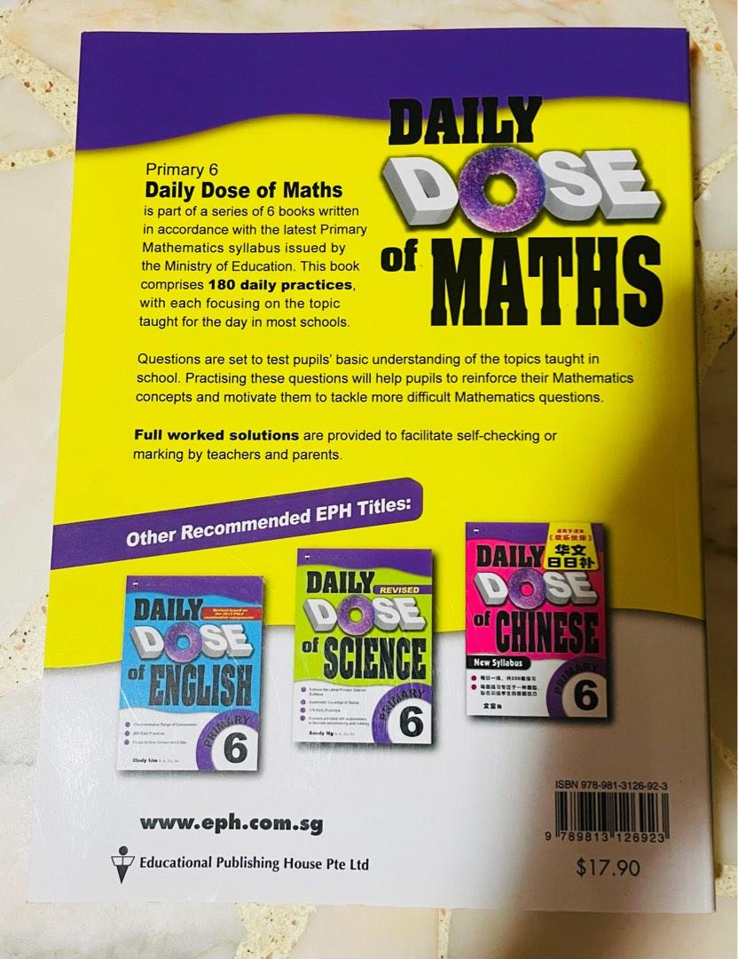 Daily Dose of Maths Primary 6 (P6 Maths), Hobbies & Toys, Books ...