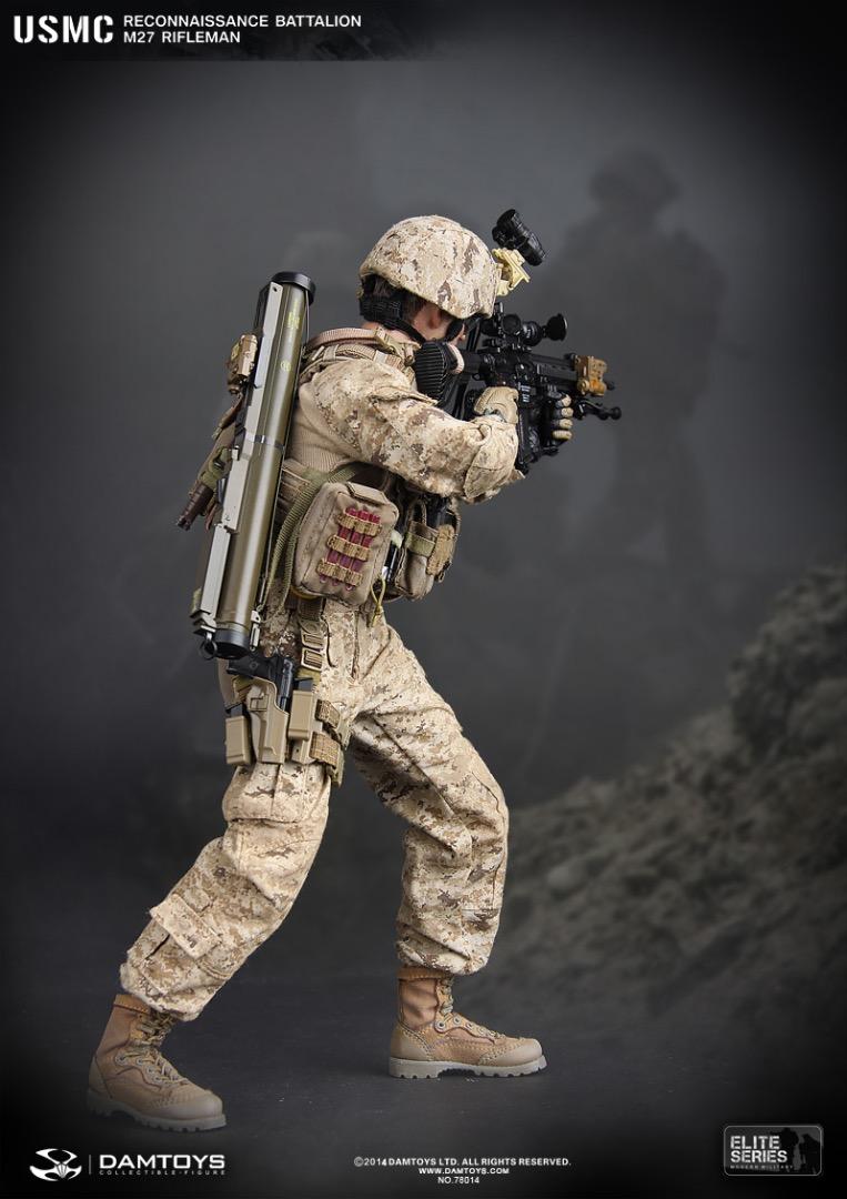 WTS 1/6 DAMTOYS USMC Reconnaissance Battalion M27 Rifleman (78014 ...