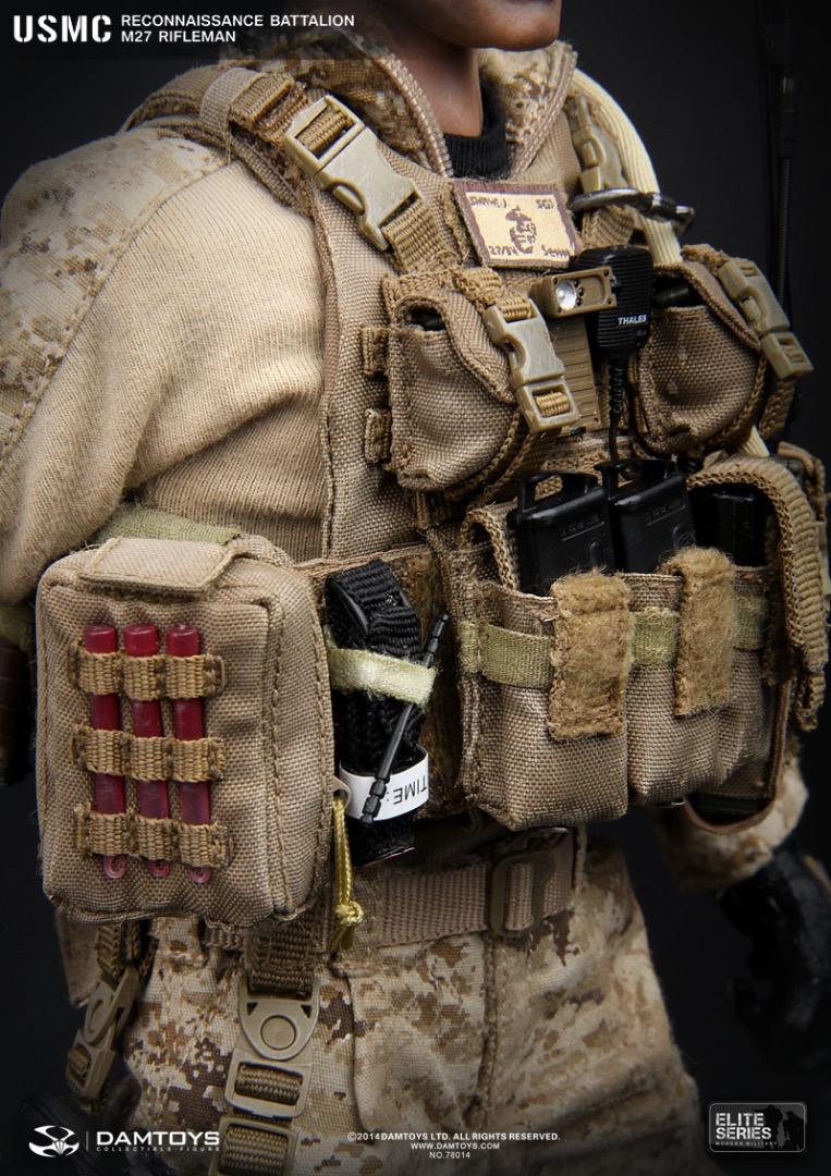 WTS 1/6 DAMTOYS USMC Reconnaissance Battalion M27 Rifleman (78014 ...