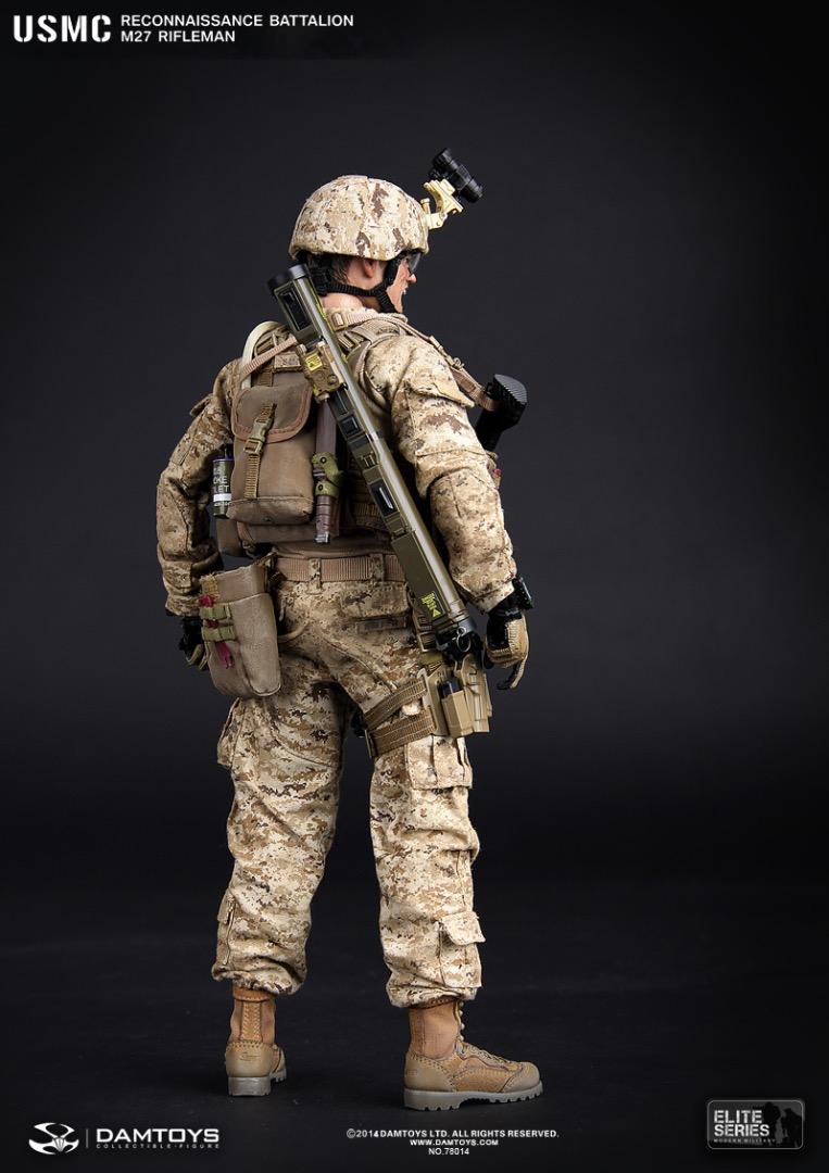 WTS 1/6 DAMTOYS USMC Reconnaissance Battalion M27 Rifleman (78014 ...
