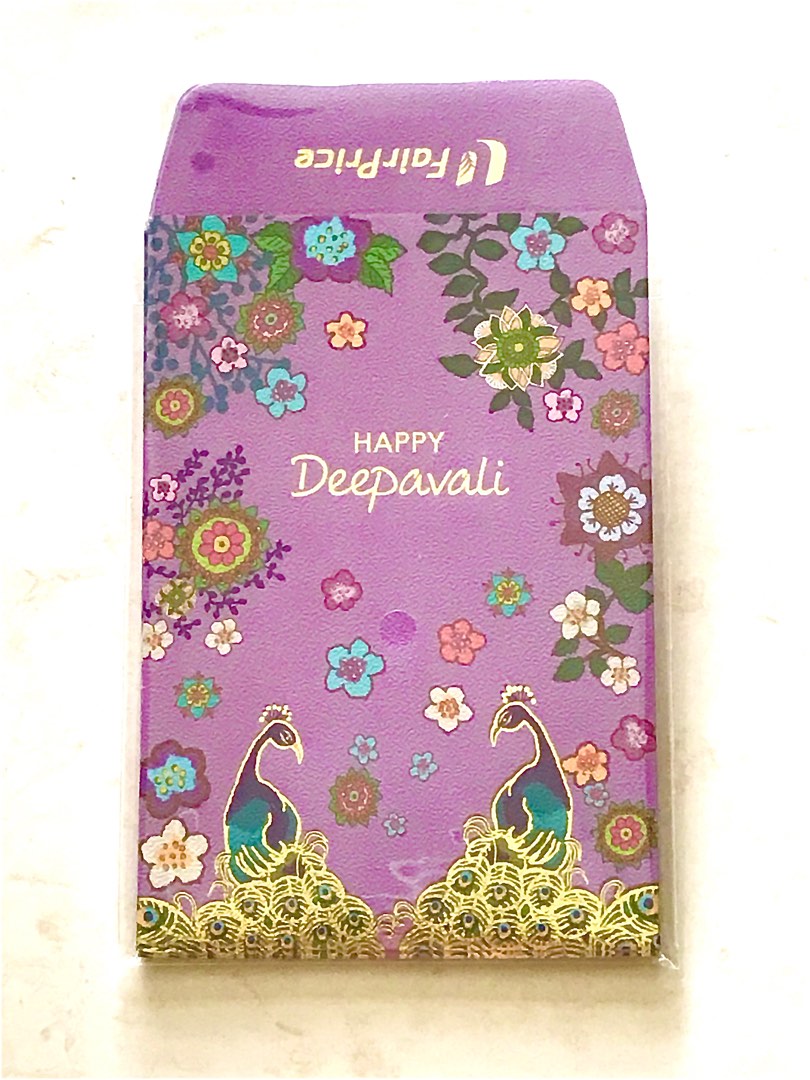NTUC fairprice Deepavali red packets angpow ang bao, Hobbies & Toys ...