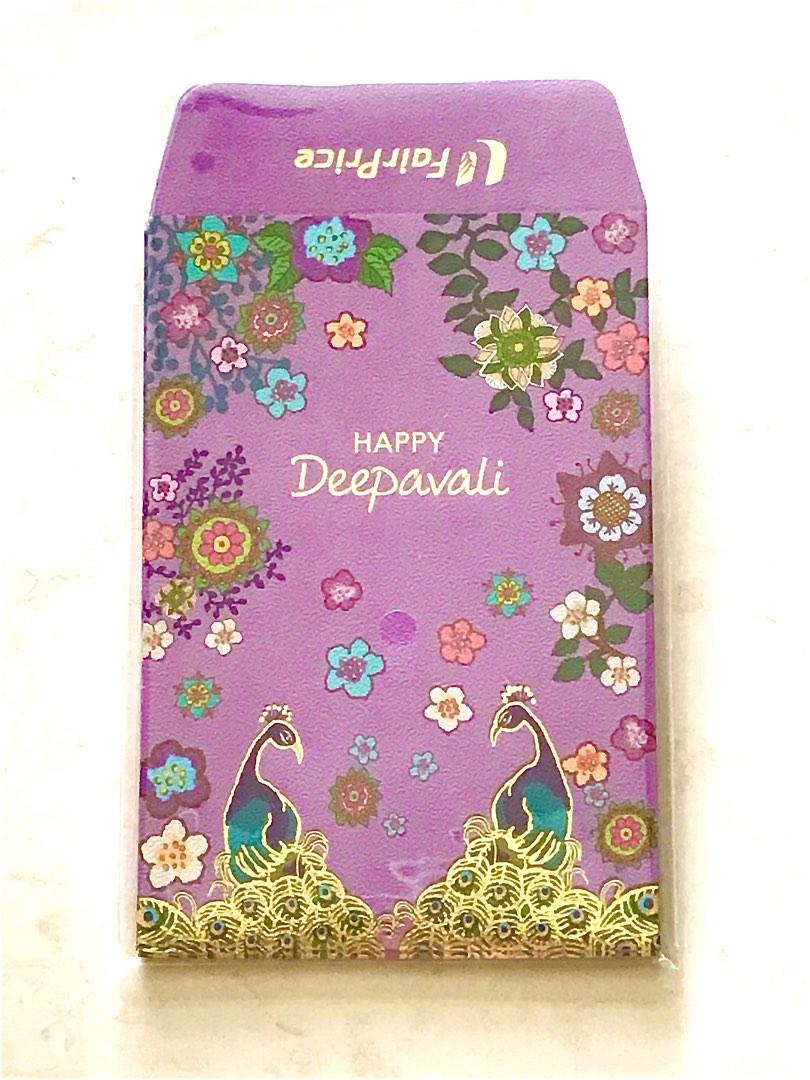 NTUC fairprice Deepavali red packets angpow ang bao, Hobbies & Toys ...
