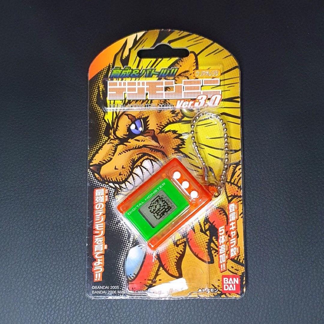 Digimon Mini v3.0 Transparent Orange Digital Monsters tamagotchi ...