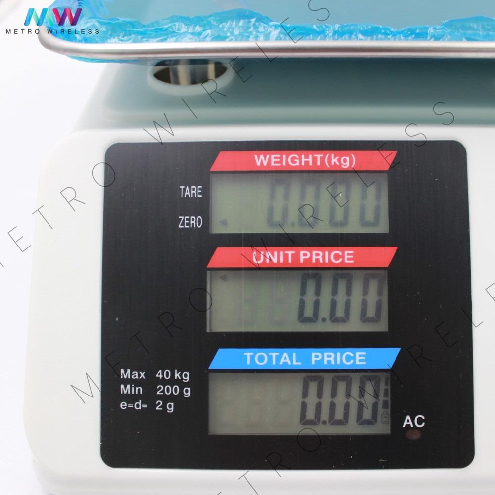 Digital Scale 40 kg Timbangan Kitchen Store Scale Electronic Pricing ...