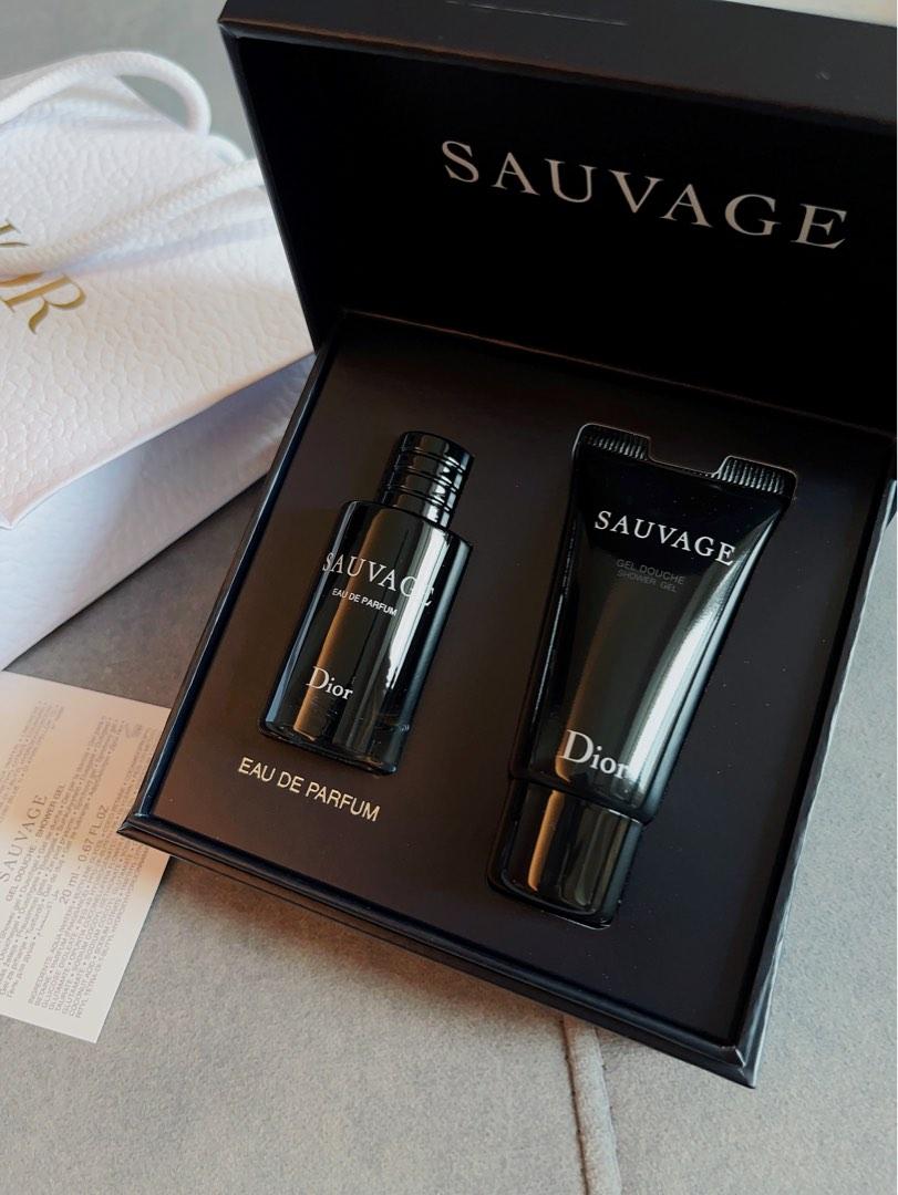 Dior Sauvage EDP & Sauvage Shower Gel Gift Set, Beauty & Personal Care, Fragrance & Deodorants ...
