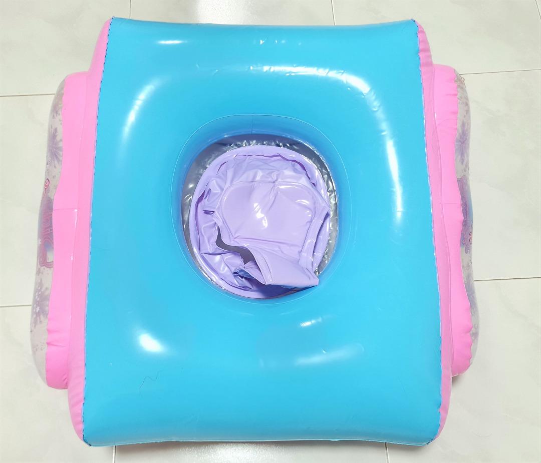 Disney Frozen Train Shaped Inflatable Swimming Ring Baby Float Seat ...