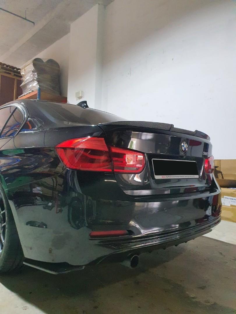 DUCK LIP SPOILER CF pattern for bmw Mercedes benz Audi Lexus Peugeot MG ...