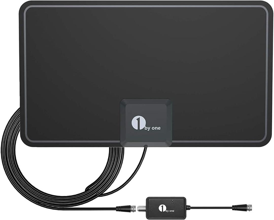 DVB-T2 Antenna, 1byone 200 km Range Digital HD TV Antenna & Digital ...