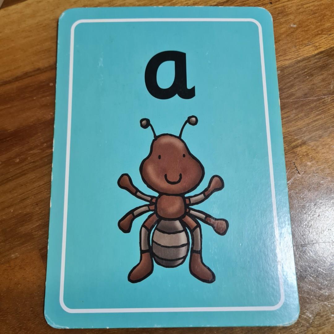 ELC Jumbo Alphabet Cards, Hobbies & Toys, Toys & Games on Carousell