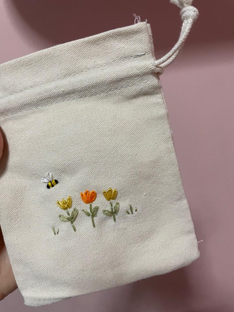 Embroidery Small Pouches, Hobbies & Toys, Stationery & Craft, Handmade ...