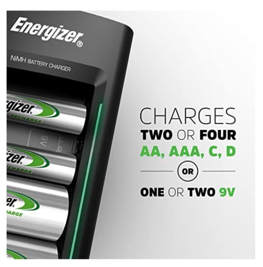 Energizer Rechargeable Battery Charger plus Rechargeable Battery ...