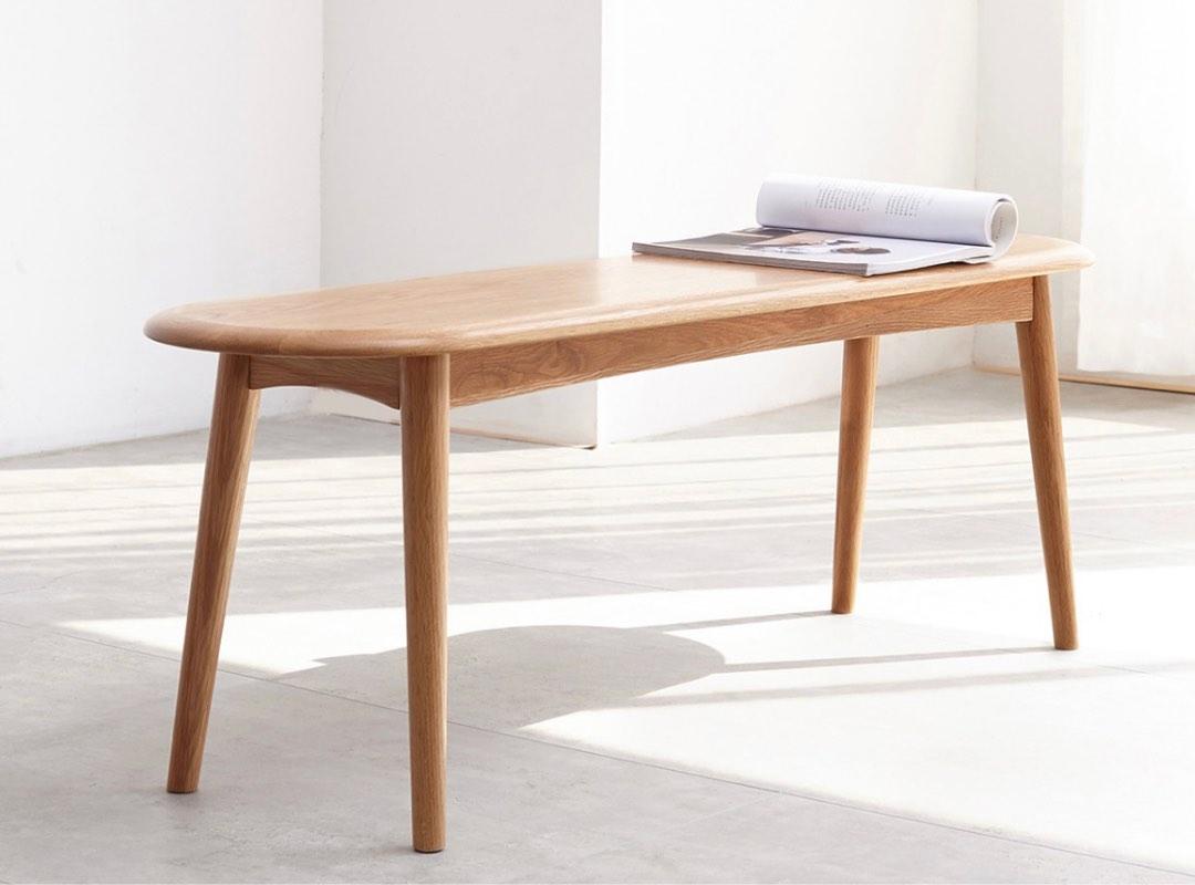 [NEW] Etsu Dining Bench (Oak Wood), Furniture & Home Living, Furniture, Tables & Sets on Carousell