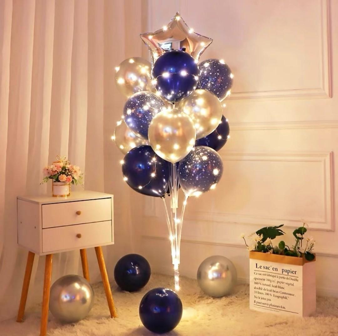 Fairy light balloon stand, Hobbies & Toys, Stationery & Craft ...