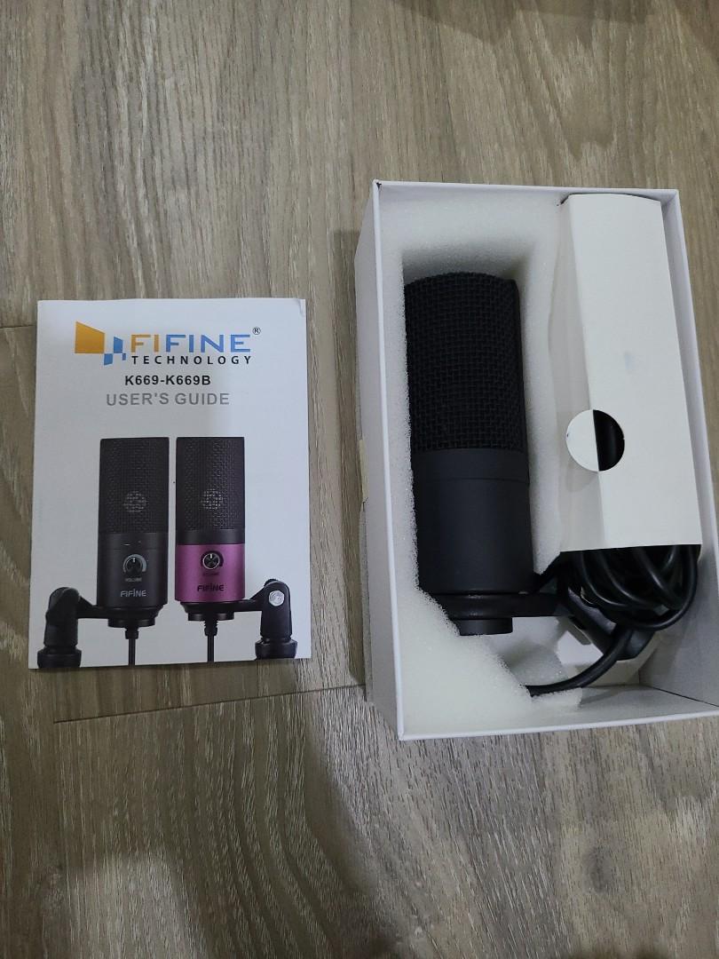Fifine USB Microphone, Audio, Microphones on Carousell