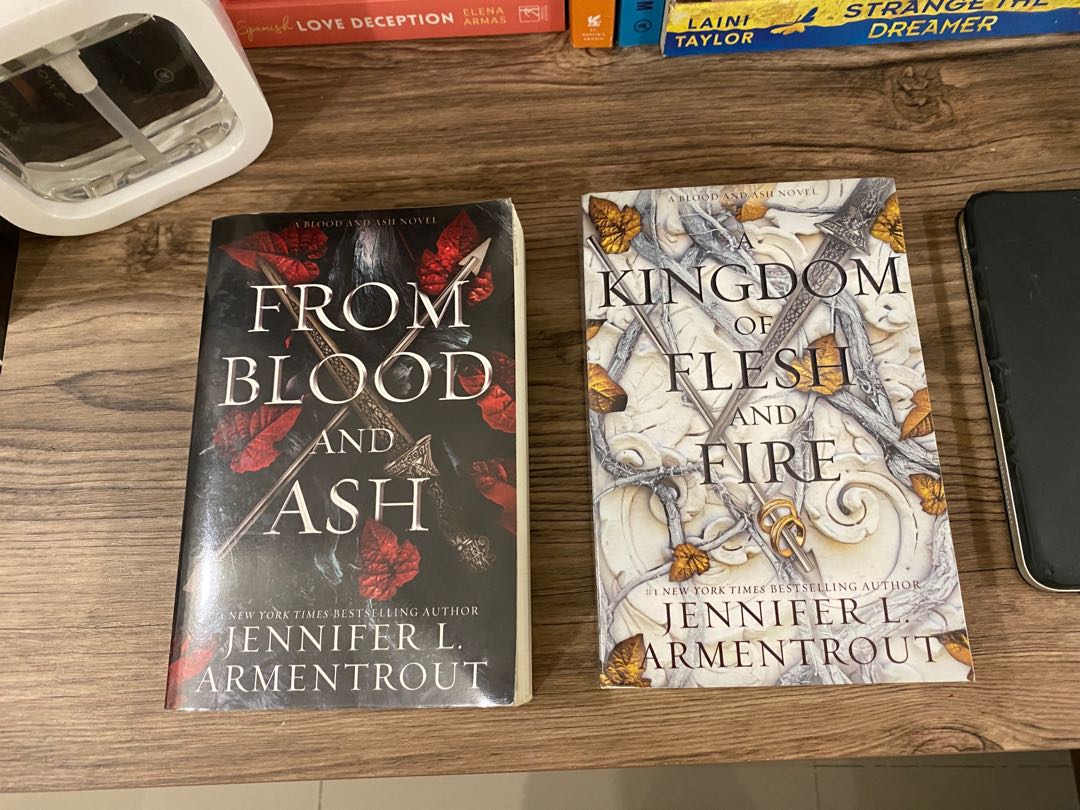 From Blood and Ash & Kingdom of Flesh and Fire by Jennifer Armentrout, Hobbies & Toys, Books ...