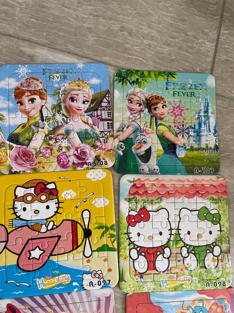Frozen Hello Kitty puzzles, Hobbies & Toys, Toys & Games on Carousell