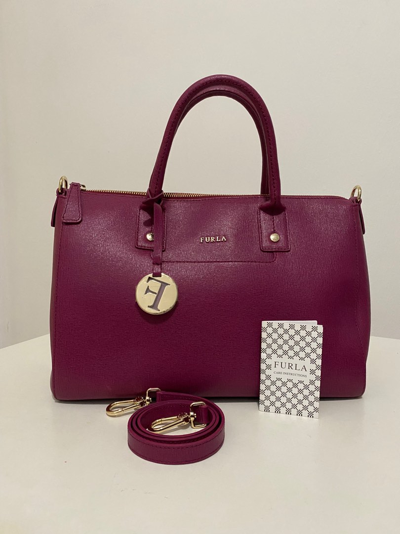 Furla Purple HandBag, Women's Fashion, Bags & Wallets, Purses & Pouches ...