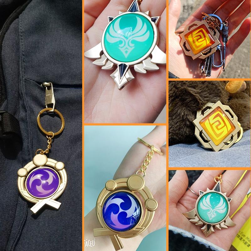 Genshin Impact Inazuma Electro Vision Keychain, Hobbies & Toys, Toys ...