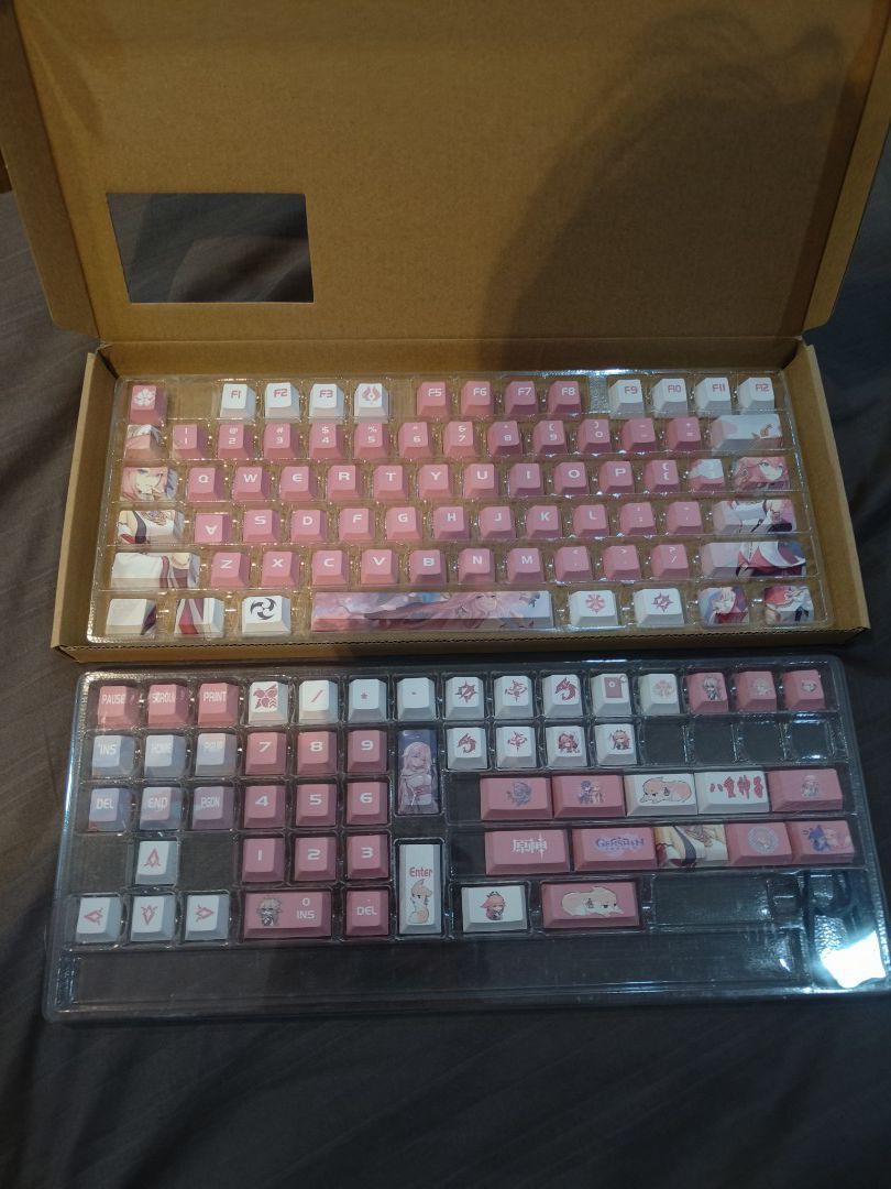 Genshin Impact PBT Yae Miko Keycaps, Computers & Tech, Parts ...