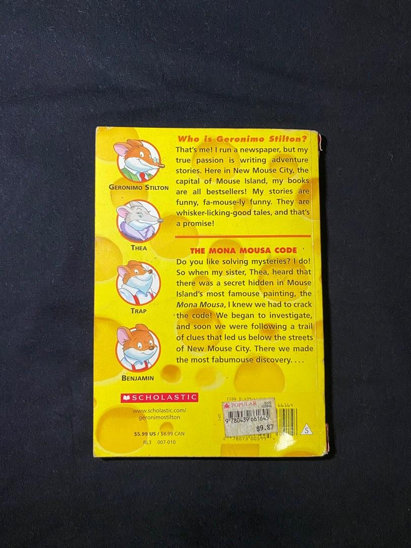 Geronimo Stilton "The Mona Mousa code", Hobbies & Toys, Books ...