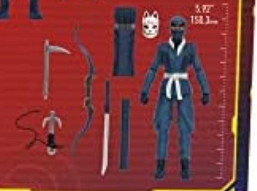 GI Joe Blue ninja girl (only), Hobbies & Toys, Toys & Games on Carousell