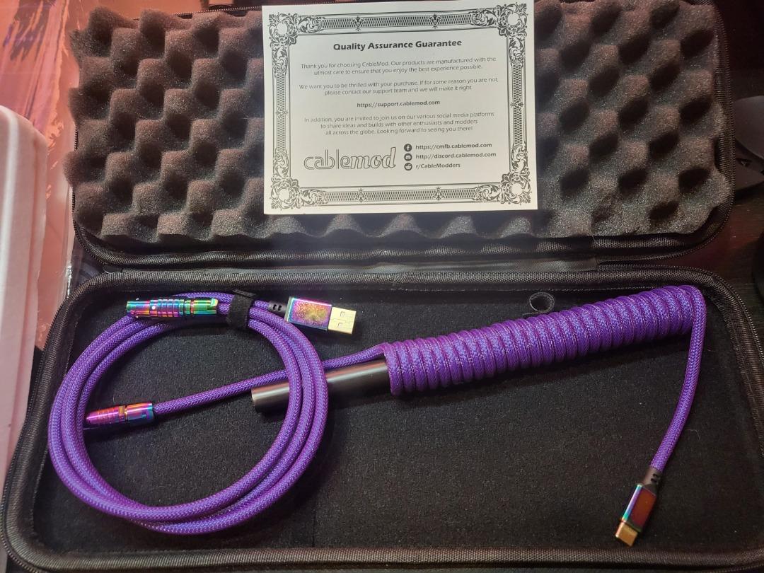GMK Laser + Cablemod Coiled Cable Bundle, Computers & Tech, Parts ...
