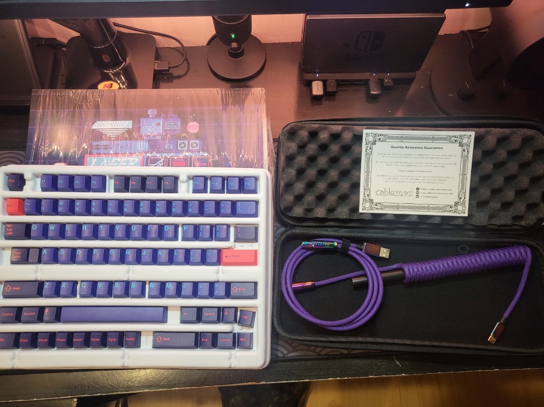 GMK Laser + Cablemod Coiled Cable Bundle, Computers & Tech, Parts ...