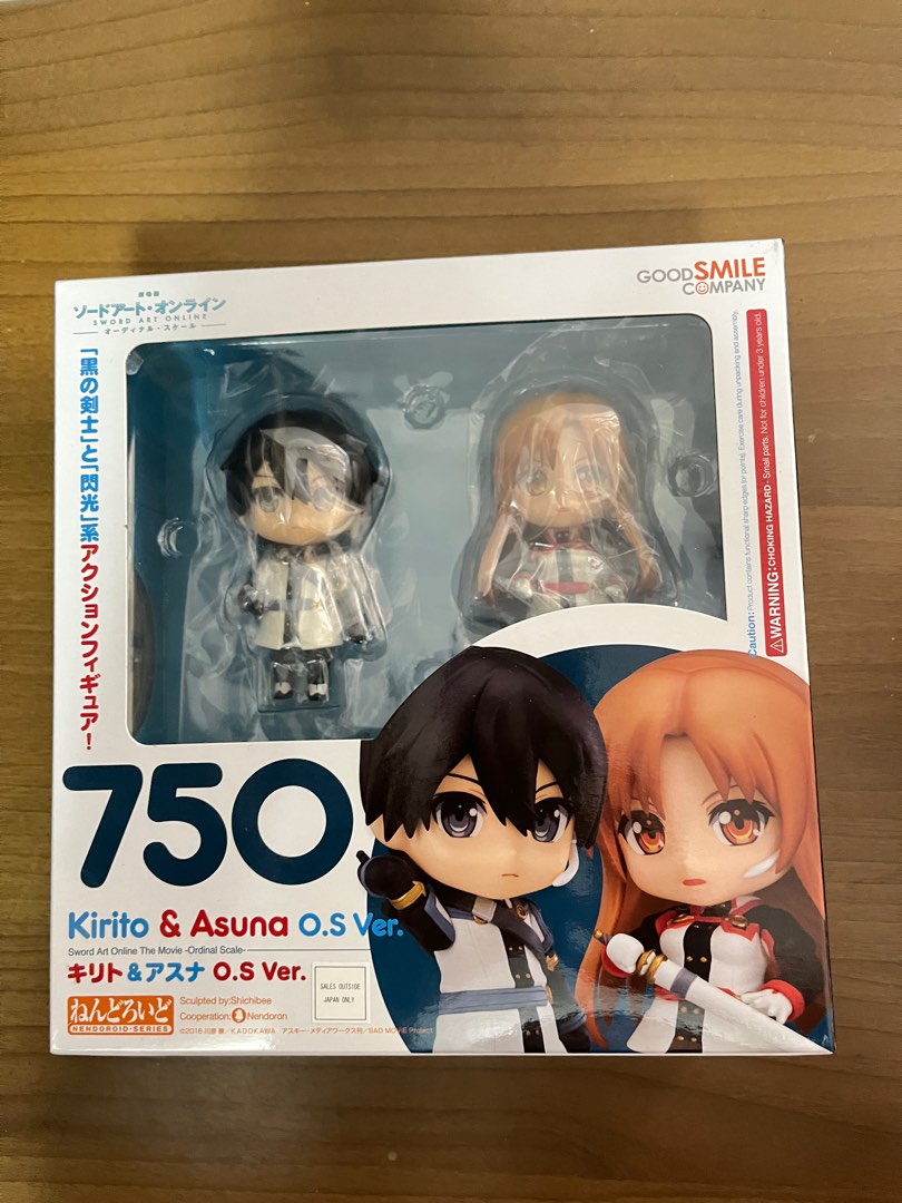 GSC 黏土人 750 刀劍神域 桐人 & 亞絲娜 SAO Kirito & Asuna O.S Ver., 興趣及遊戲, 玩具 & 遊戲類 - Carousell