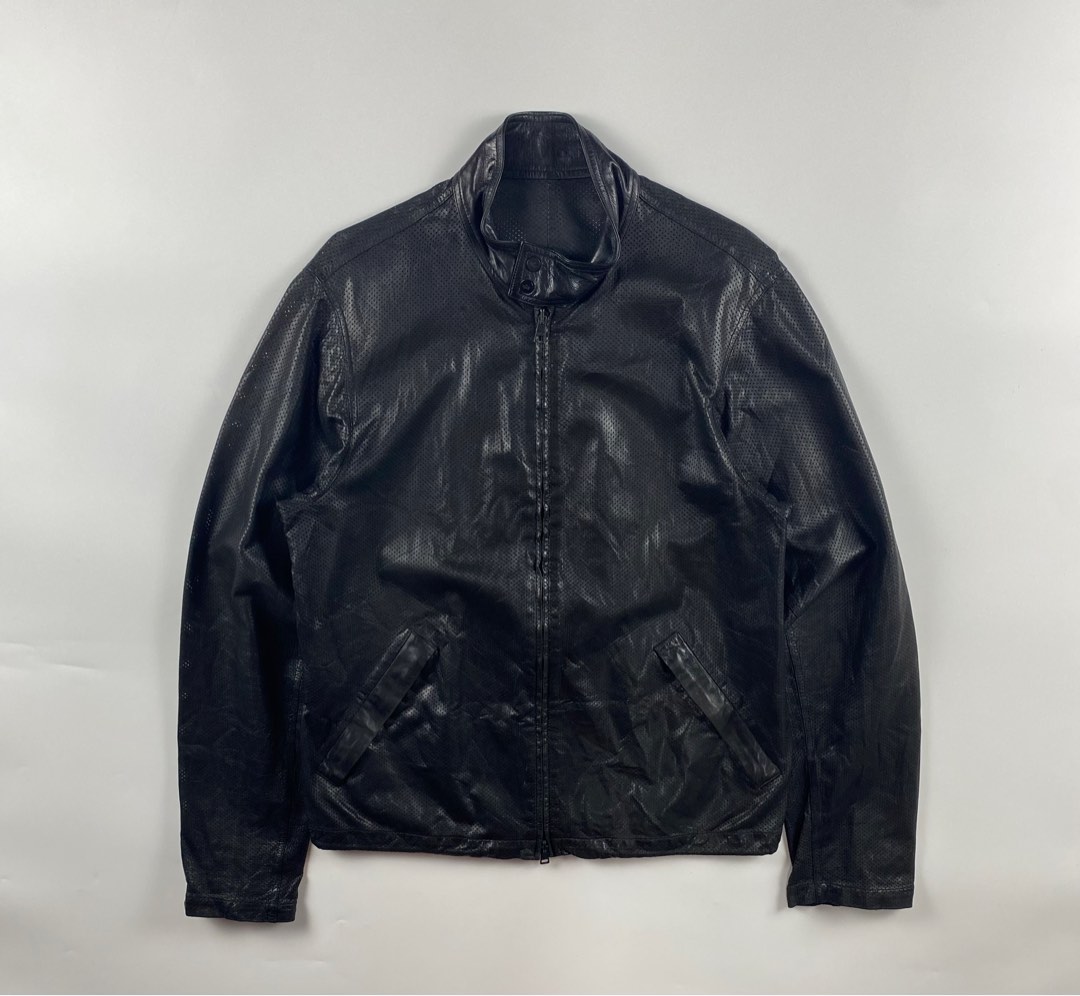Gucci x Tom Ford Leather Biker Jacket, Men's Fashion, Coats, Jackets ...