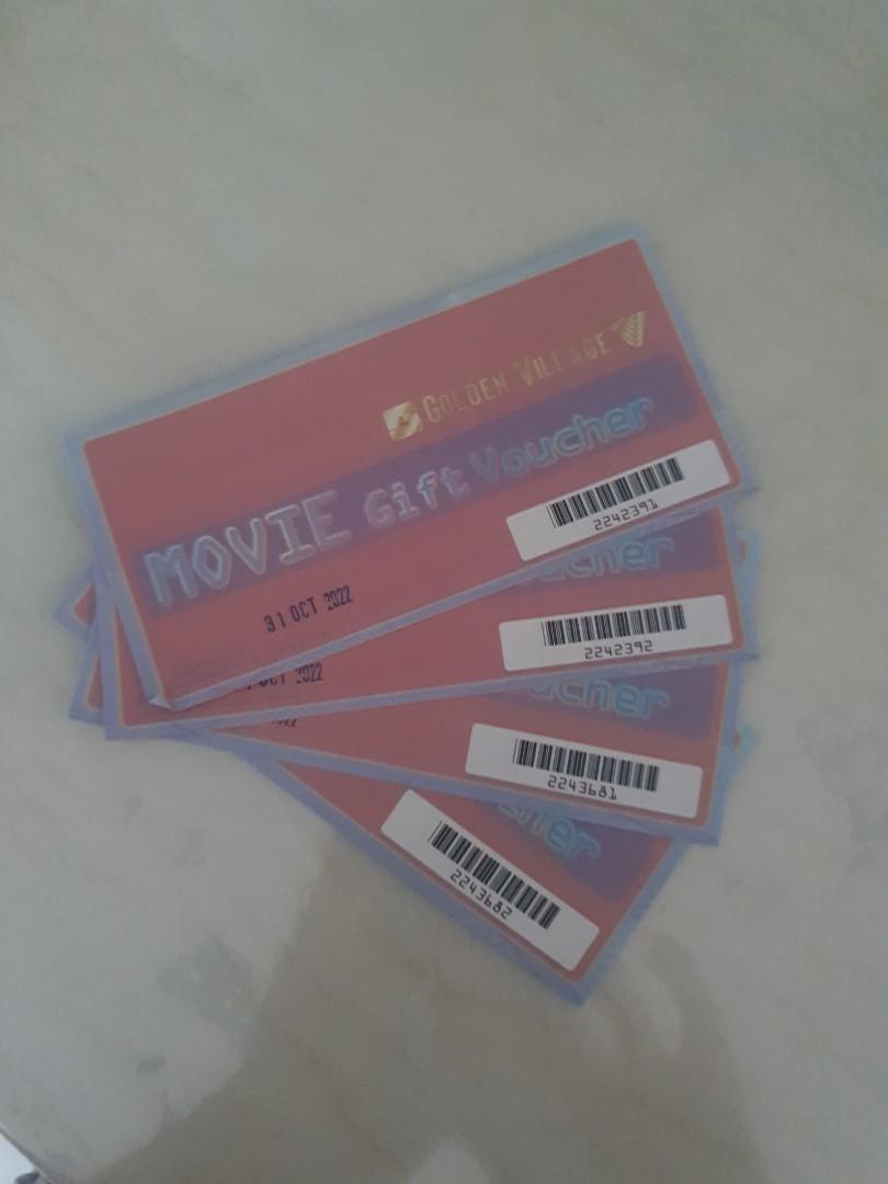 GV movie ticket, Tickets & Vouchers, Vouchers on Carousell