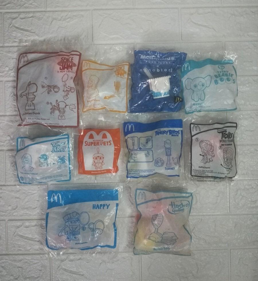 Happy Meal McD McDonald's set 1 (10 Pcs), Toys & Collectibles, Mainan di Carousell