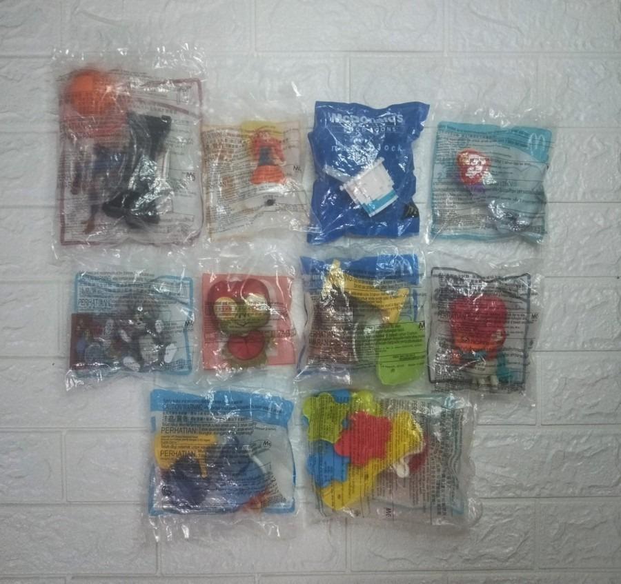 Happy Meal McD McDonald's set 1 (10 Pcs), Toys & Collectibles, Mainan di Carousell
