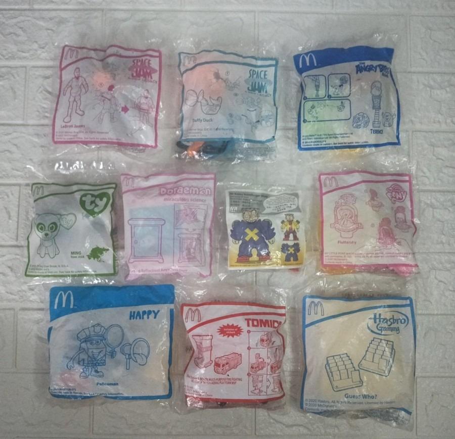Happy Meal McD McDonald's Set 4 (10 Pcs), Toys & Collectibles, Mainan di Carousell