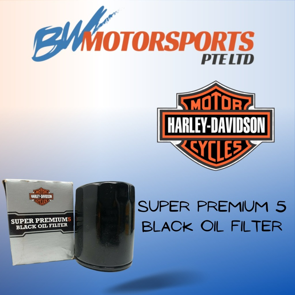 HARLEY DAVIDSON SUPER PREMIUM 5 (BLACK OIL FILTER), Motorcycles ...