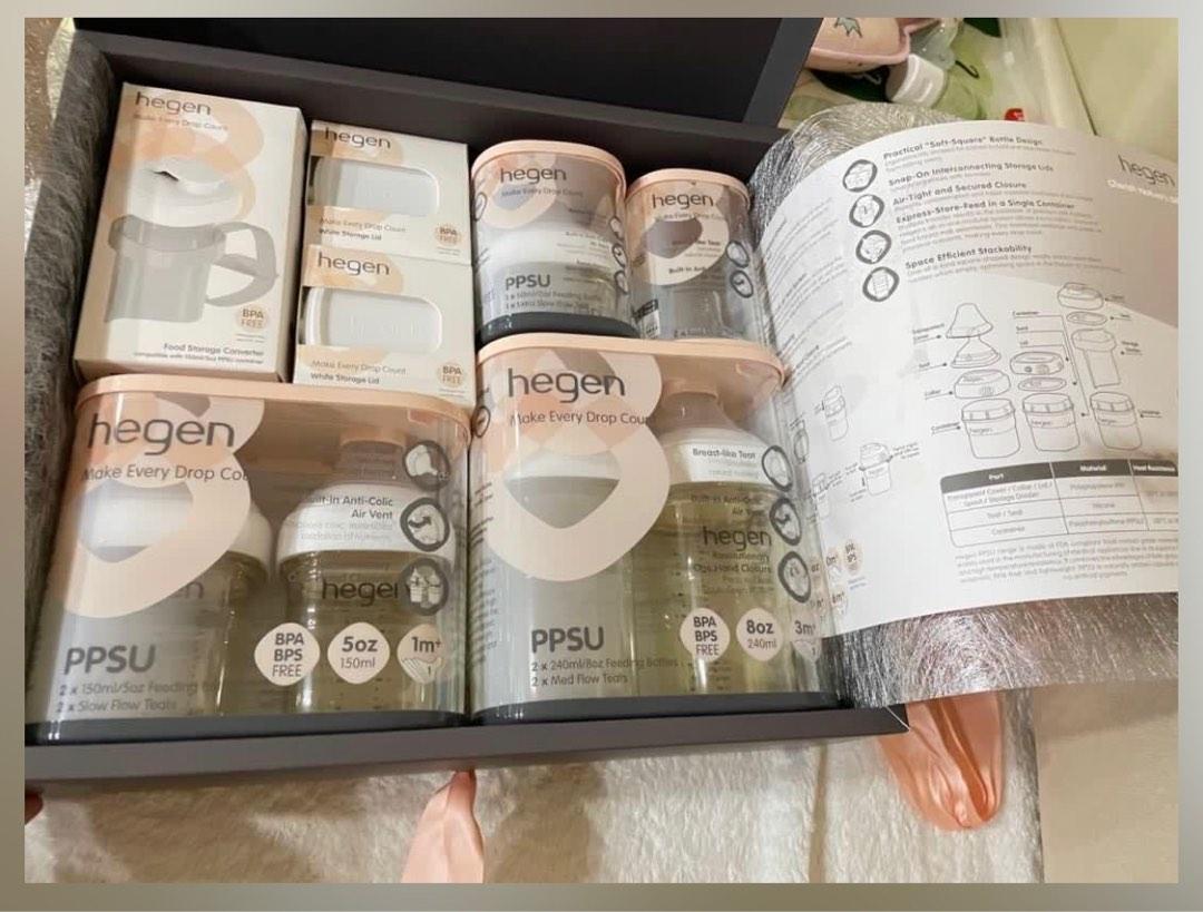 Hegen milk bottles gift set, Babies & Kids, Nursing & Feeding ...